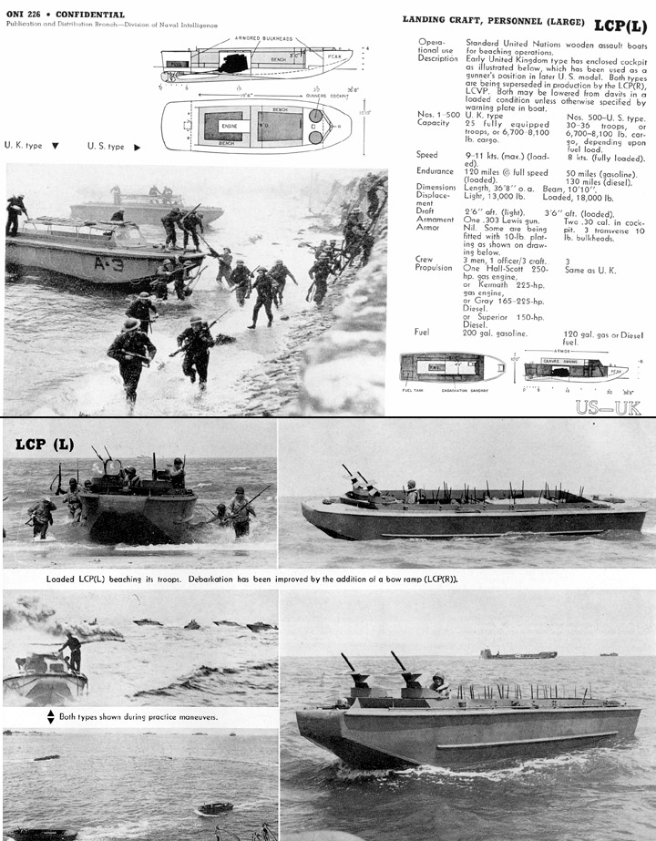 LCP(L) landing craft U.K. type 1:56 (28mm)